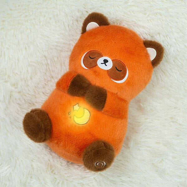 10" Red Panda Mochi Breathing Plush Toy for Sensory Comfort - Showcase