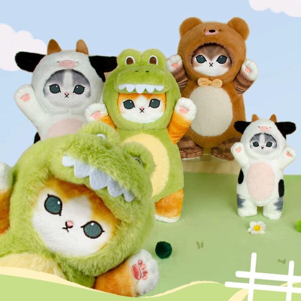 Mofusand Cow Costume Plush Cat Toy (12") - Showcase
