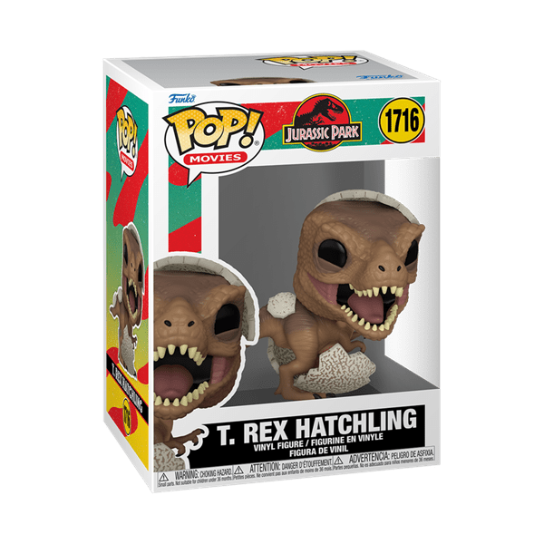 Jurassic Park T-Rex Hatchling Funko Pop! Figure - Showcase