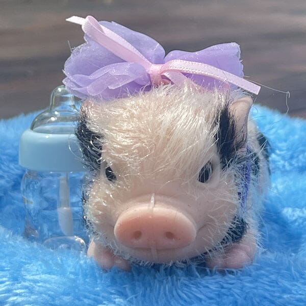 Patches the Mini Silicone Piglet - Realistic Reborn Baby Pig - Showcase