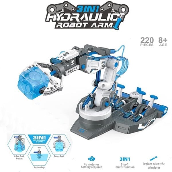 Hydro Mech Master: 3-in-1 Robotic Arm Kit - Showcase