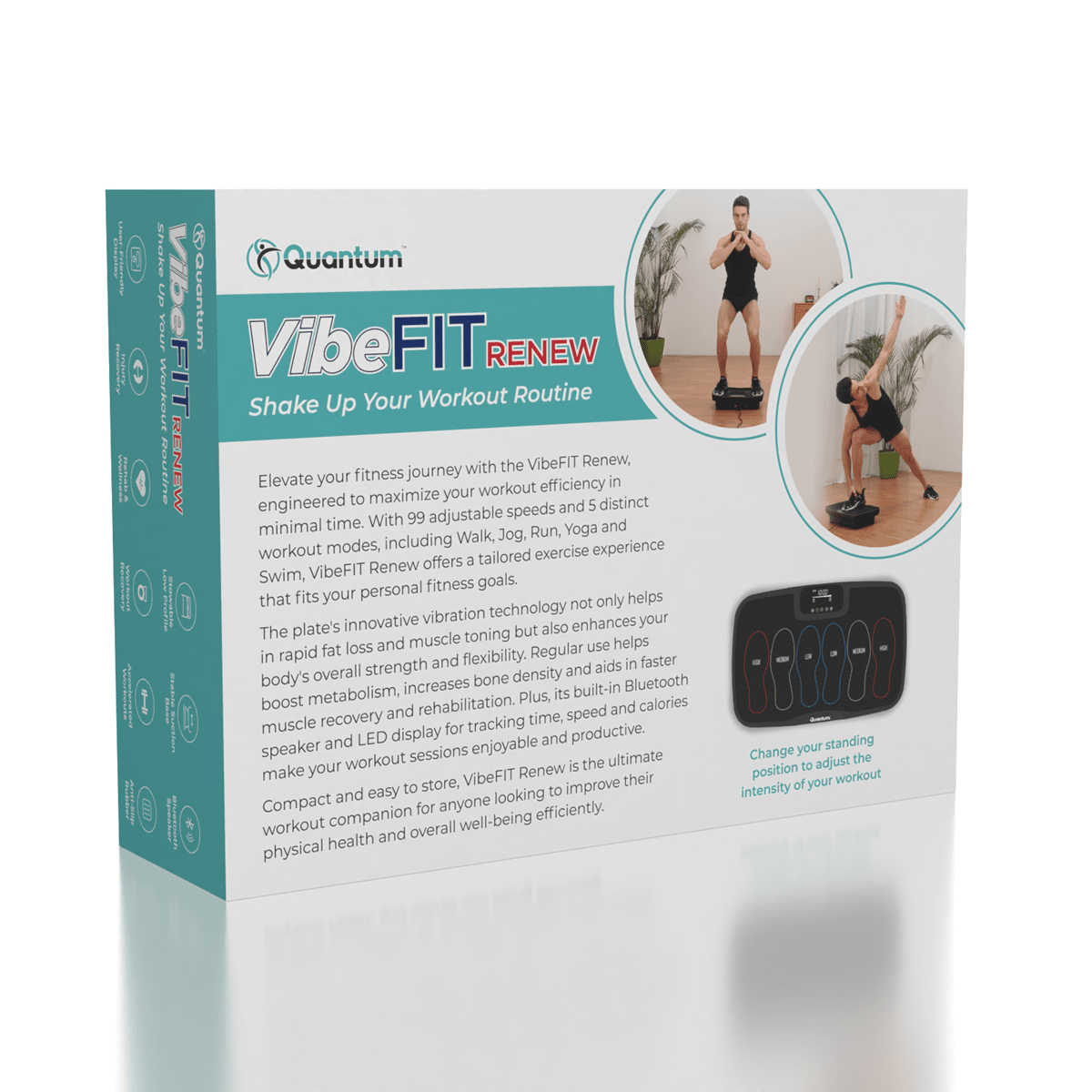 VibeFIT Whole Body Vibration Plate for Home Fitness - Showcase